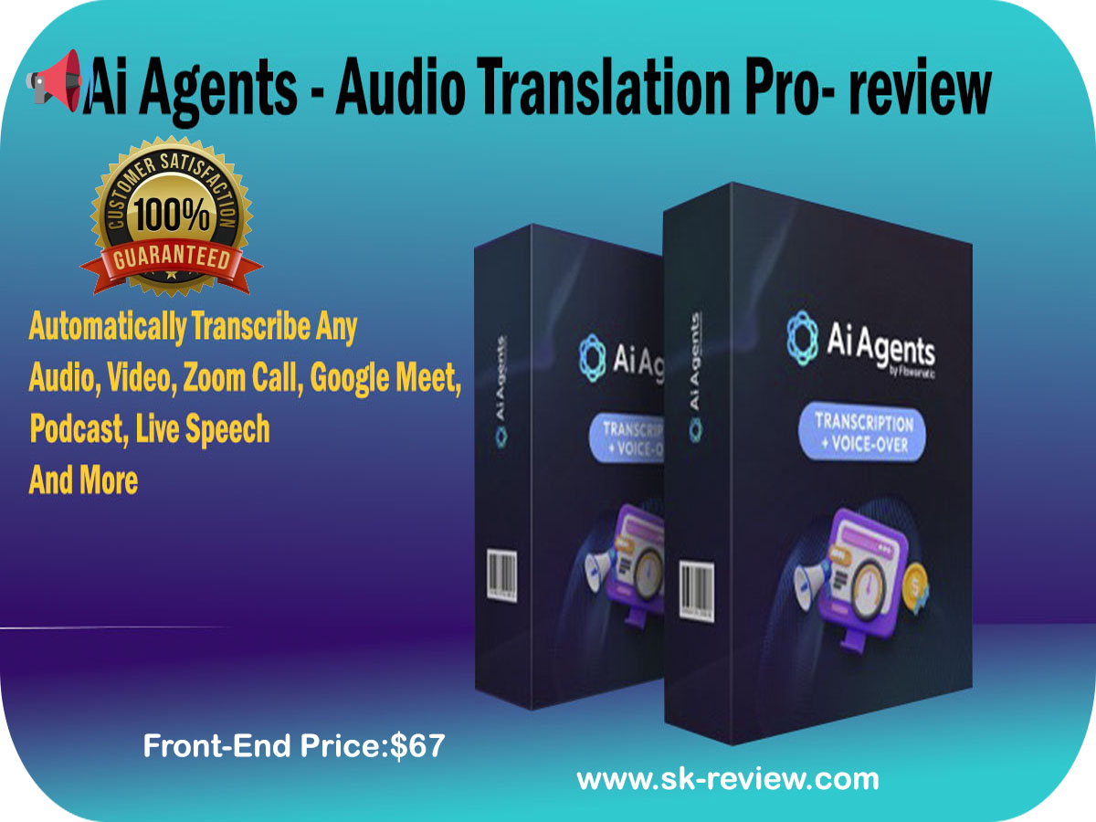 Audio Translation Pro Review – 🪷Automatically Transcribe Audio..
